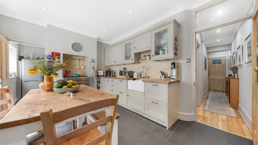 Property for sale in Fawe Park Road, SW15 featuring a garden and a ...