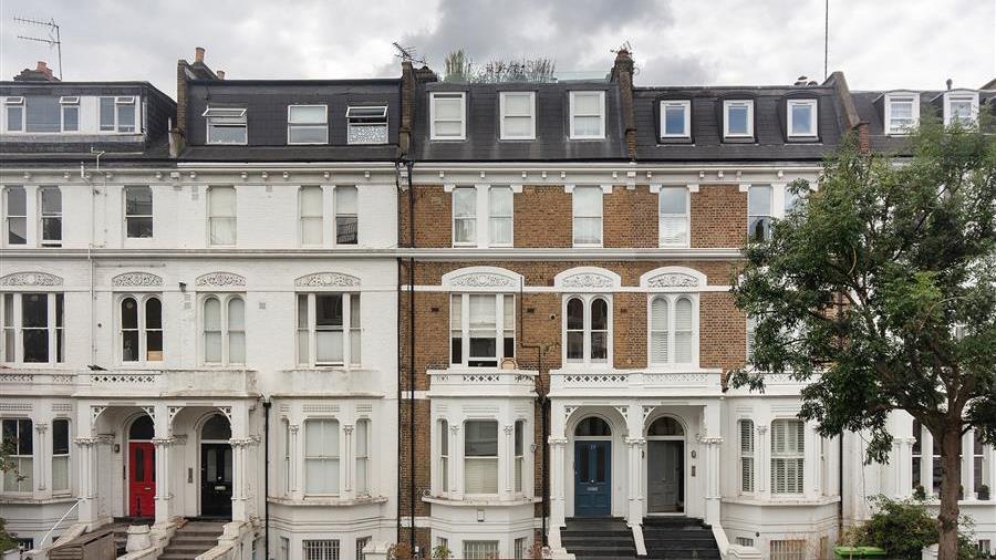 Flat for sale in Sinclair Road, W14 featuring a garden and a cellar ...
